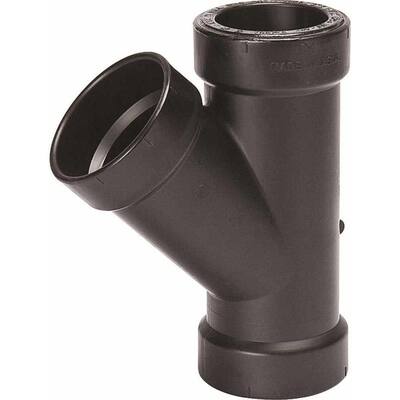 Wye - ABS Fittings - Fittings - The Home Depot