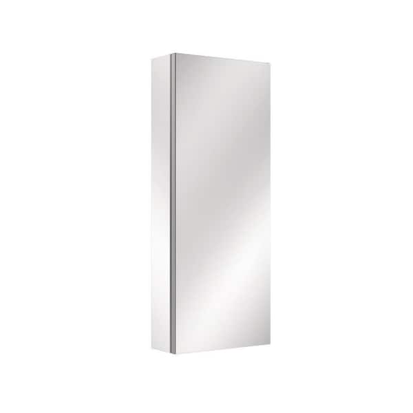 COWLOWN 12 in. W x 30 in. H Rectangular Aluminum Medicine Cabinet with ...