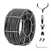 VEVOR Drain Cleaning Cable 100 ft. x 3/4 in. Solid Core Sewer Drain ...