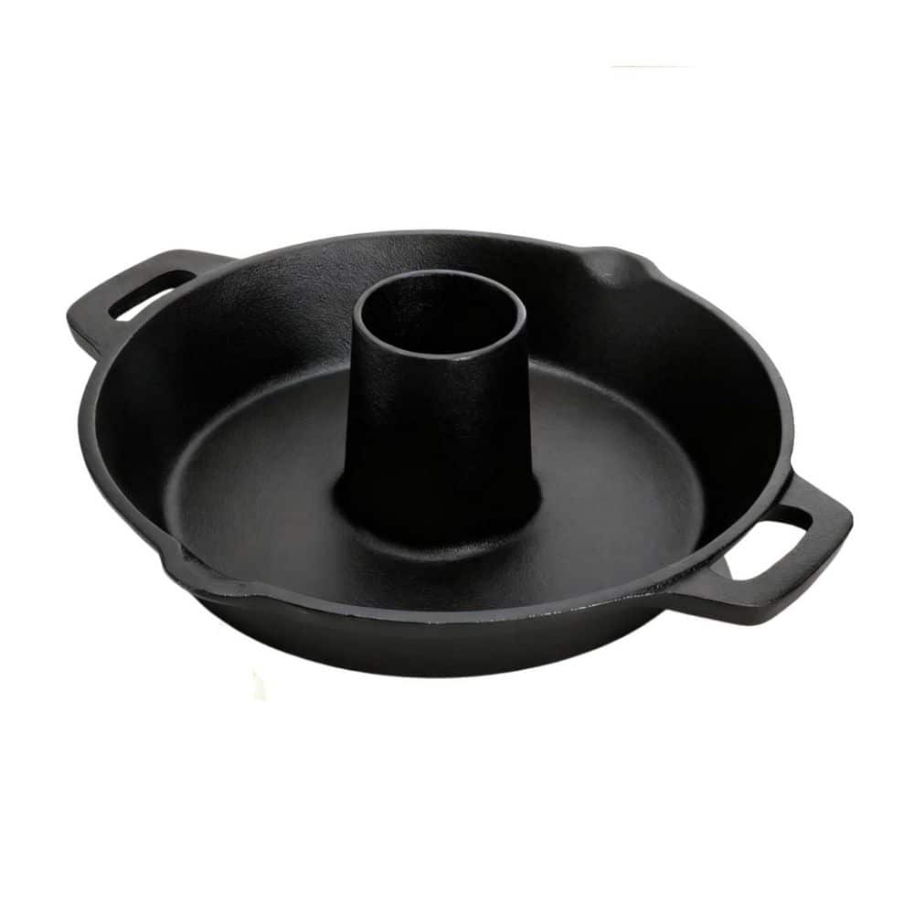 LAIFUCAM Cast Iron Chicken Roaster Nonstick Grill Pan Poultry Roaster ...