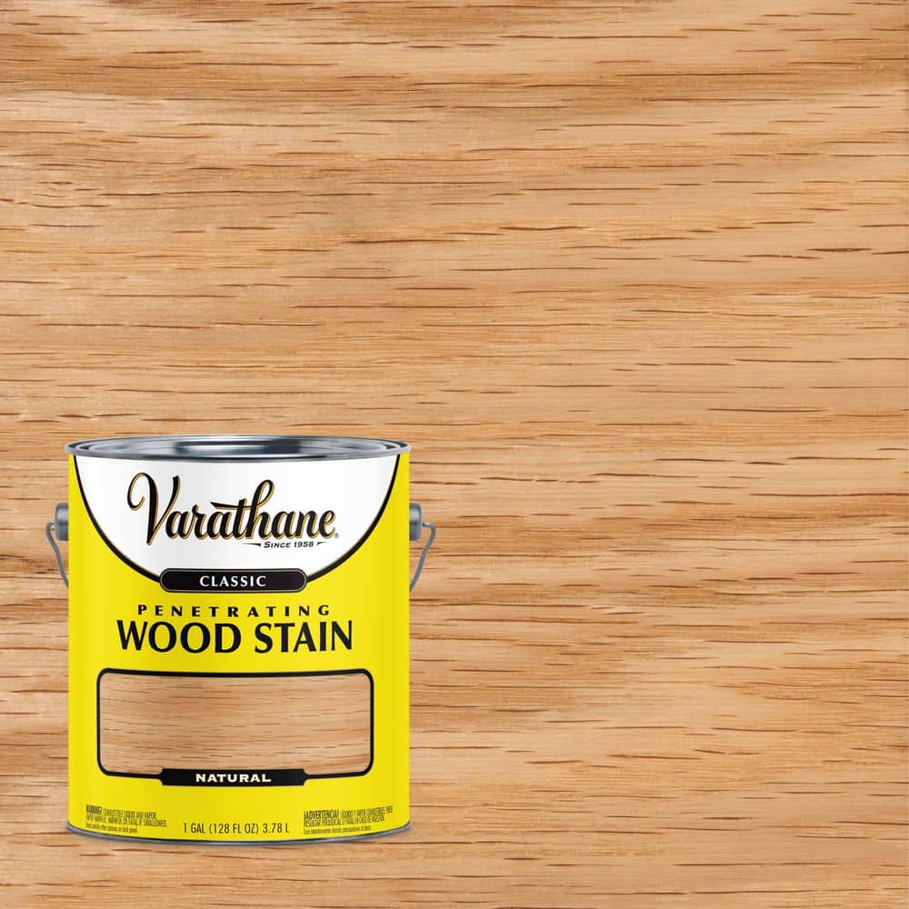 Varathane 1 gal. Natural Classic Interior Wood Stain 386721 - The Home ...