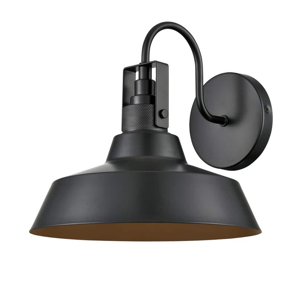 Millennium Lighting Axell 9.75 in. Wide 1-Light Powder Coated Black ...
