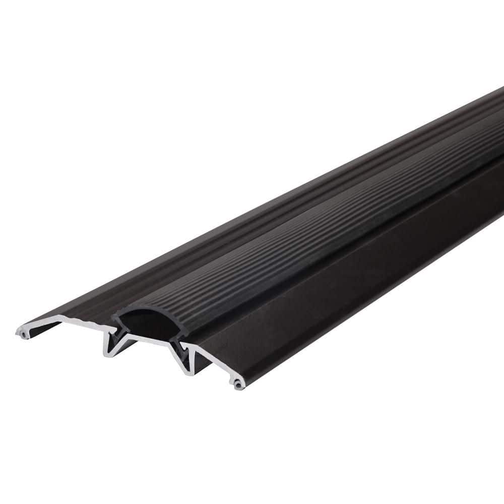 M-D Building Products 3.75 in. x 36 in. Brown Aluminum and Vinyl Heavy ...