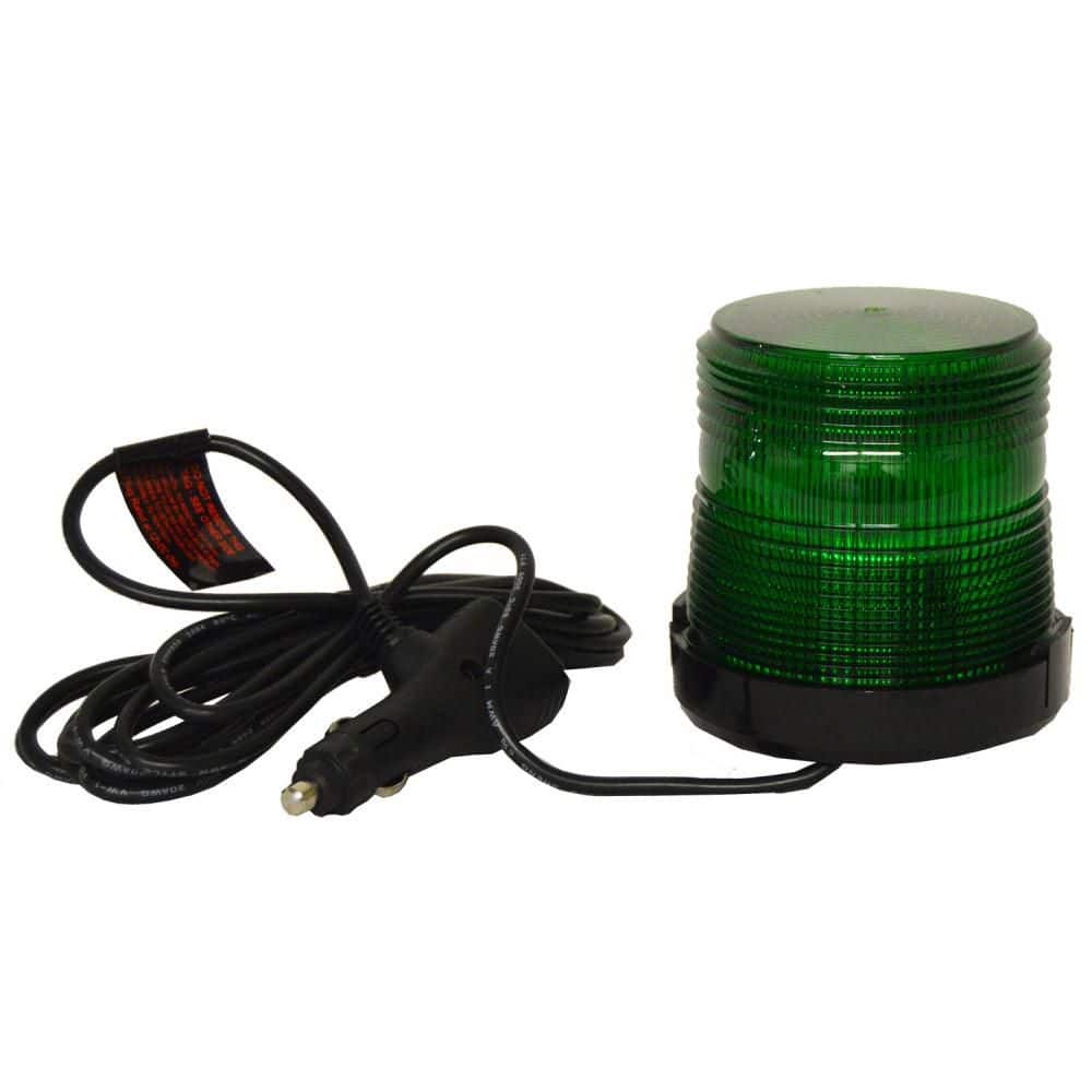 Emergency Lighting-Green, LED Beacon, 9-32V Low Lens 201ZLM-G - The ...