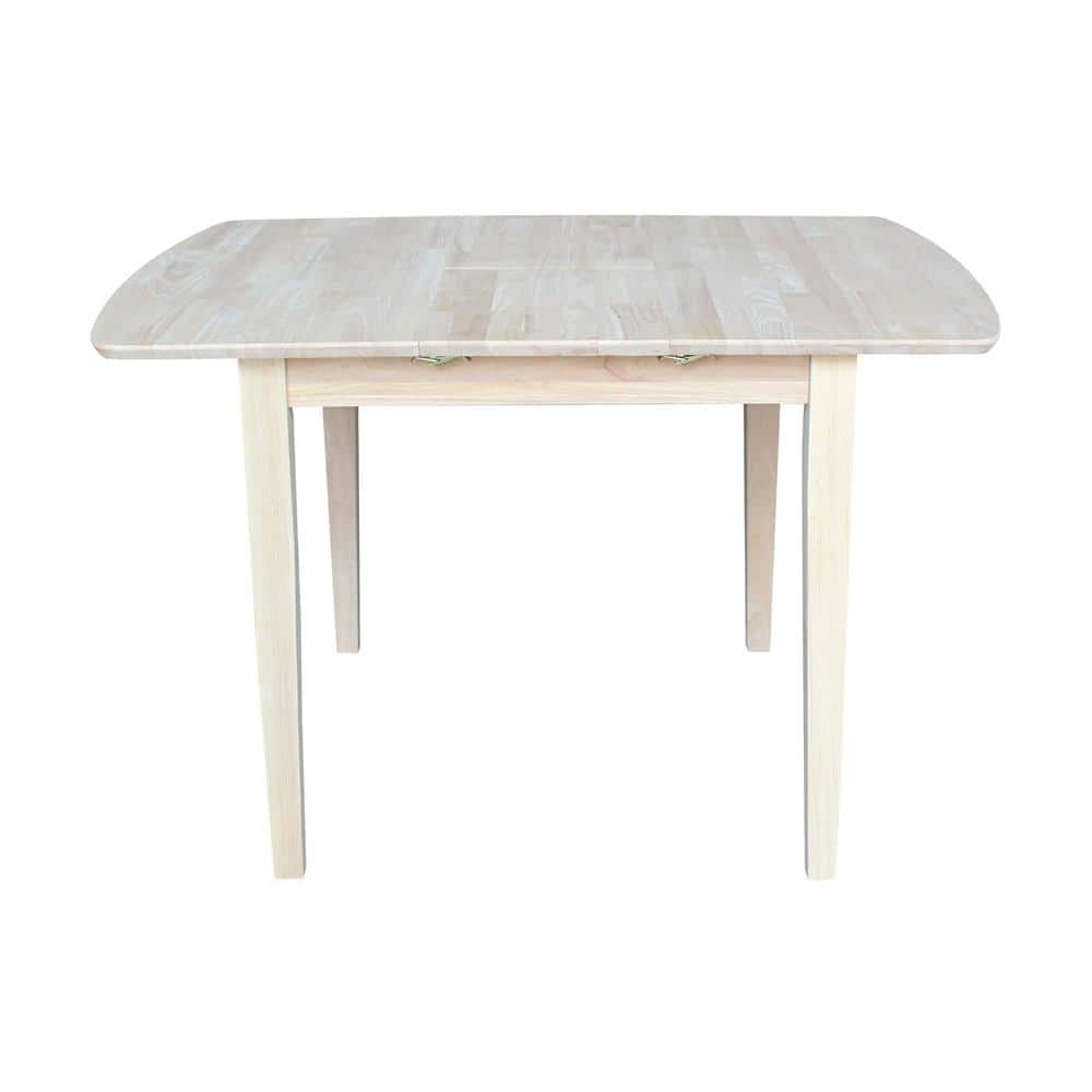 International Concepts Unfinished Shaker Leg Dining Table K-T36X-30S ...