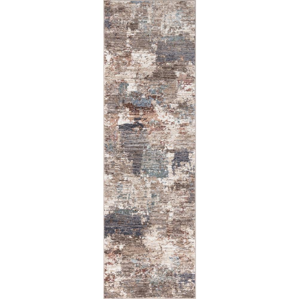 Concord Global Trading Venice Multi 2 ft. x 7 ft. Abstract Runner Rug ...