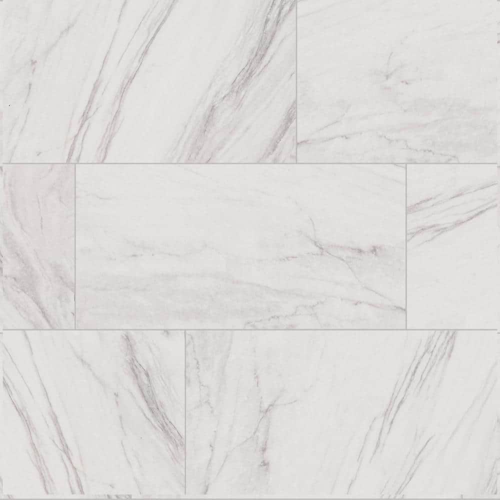 Daltile Santa Loma Snowfall 6 in. x 6 in. Glazed Porcelain Tile Sample ...