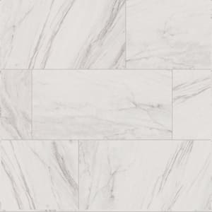 Daltile Wenrose Calacatta Topaz 6 in. x 6 in. Glazed Porcelain Tile ...