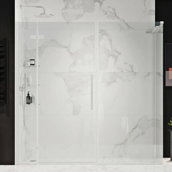 OVE Decors Tampa 70 1/16 in. W x 72 in. H Rectangular Pivot Frameless ...