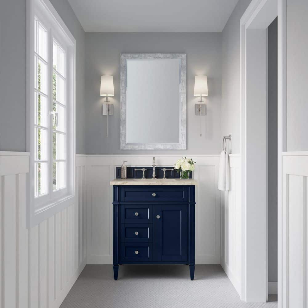 James Martin Vanities Brittany 30.0 in. Single Bath Vanity in Victory ...