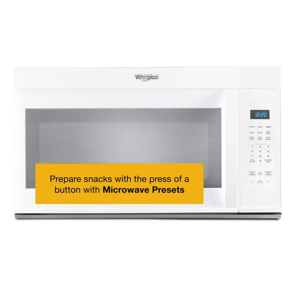 Whirlpool 30 in. Over-the-Range Microwave in White with Express Cooking ...