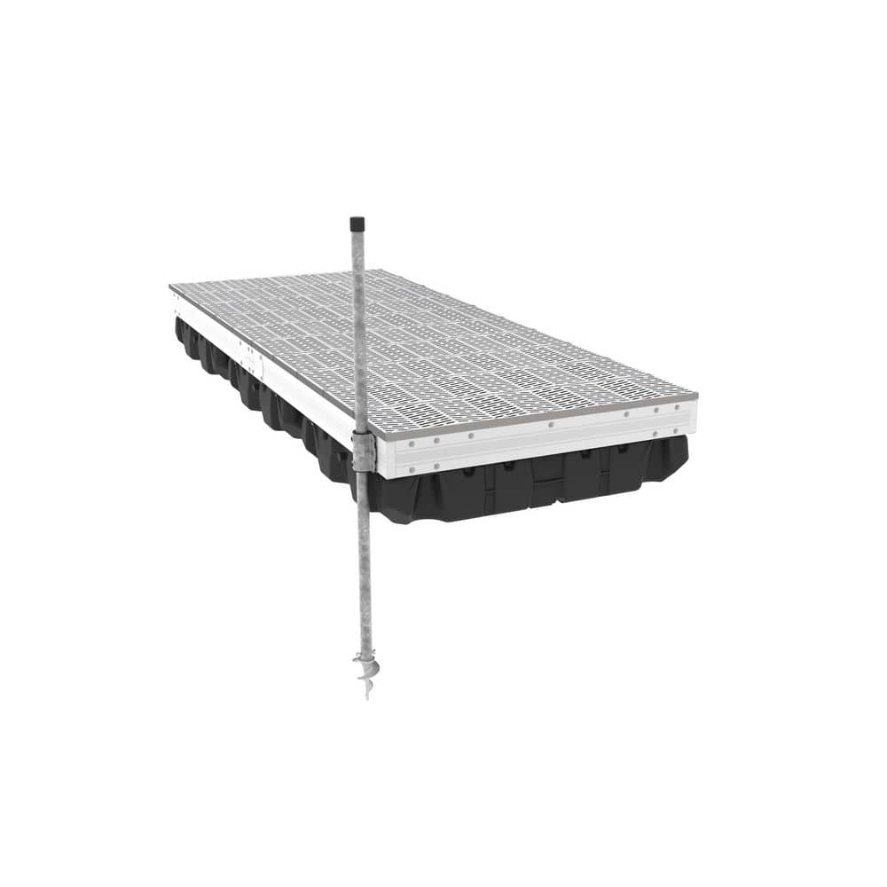 PlayStar 4'x40' Aluminum Floating Dock Kit w/ Signature Top-4 Sections ...