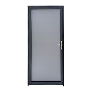 Unique Home Designs 36 in. x 80 in. Black Surface Mount ClearGuard ...