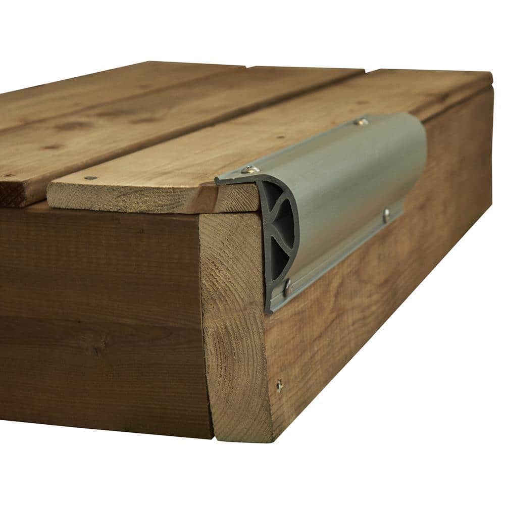 Dock Edge Heavy Slant "p" Profile, Grey DE1212F - The Home Depot