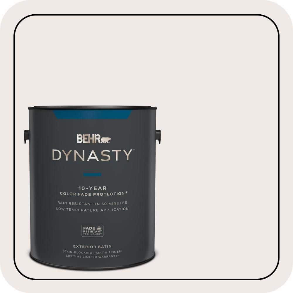 BEHR DYNASTY 1 gal. #720A-1 Phantom Mist Satin Enamel Exterior Stain ...