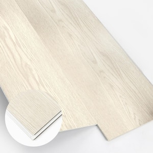 Art3d Sallow 12MIL 7.2 in.x48 in. Waterproof Click Lock Vinyl Plank ...