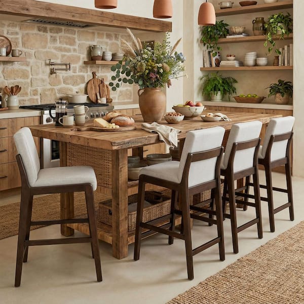 CHRISTOPHER KNIGHT HOME Lemora Modern 42.25 in. H Dark Walnut Finish ...