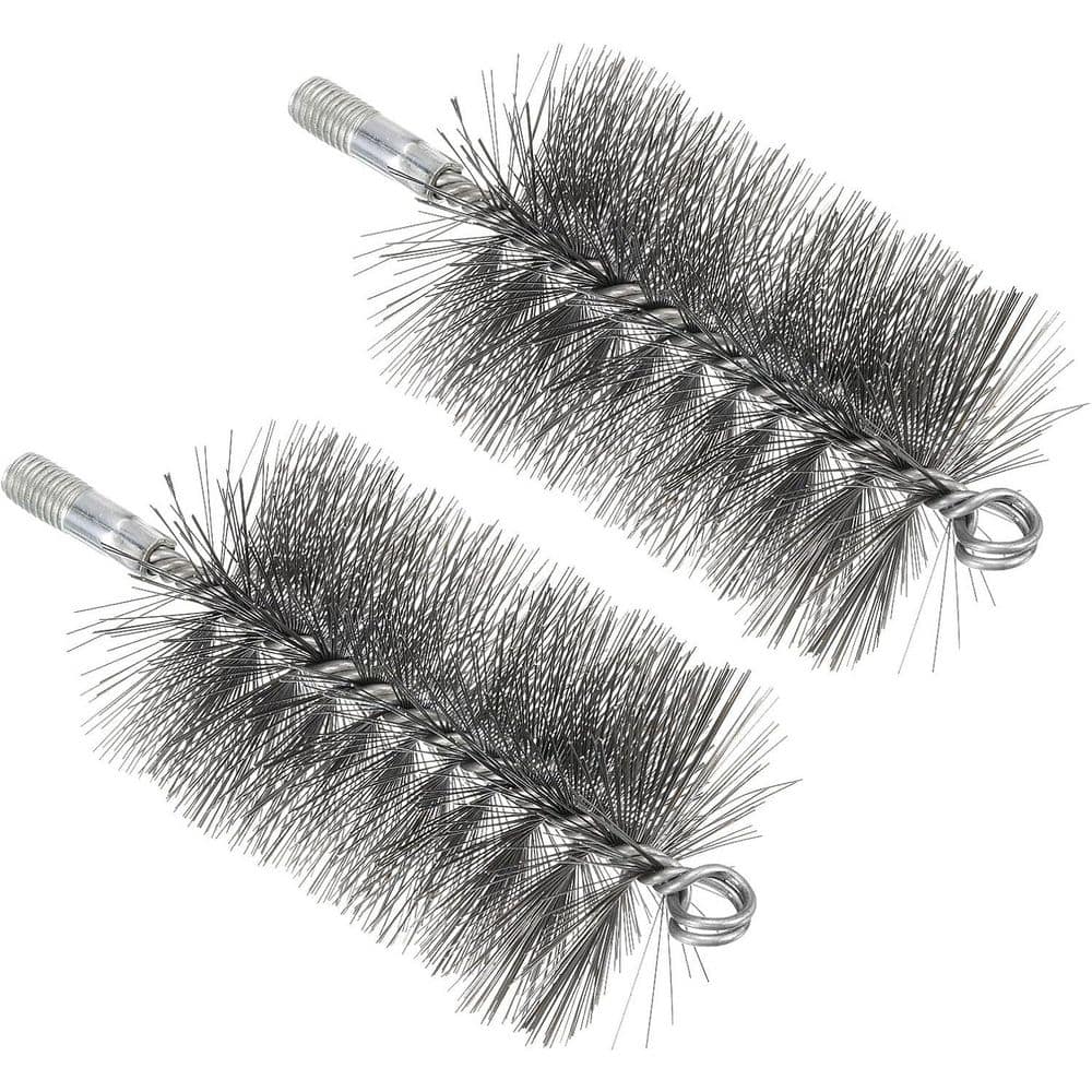 KIWDZFU 3 in. Chimney Cleaning Brush Steel Wire Bristle M12 Threaded ...