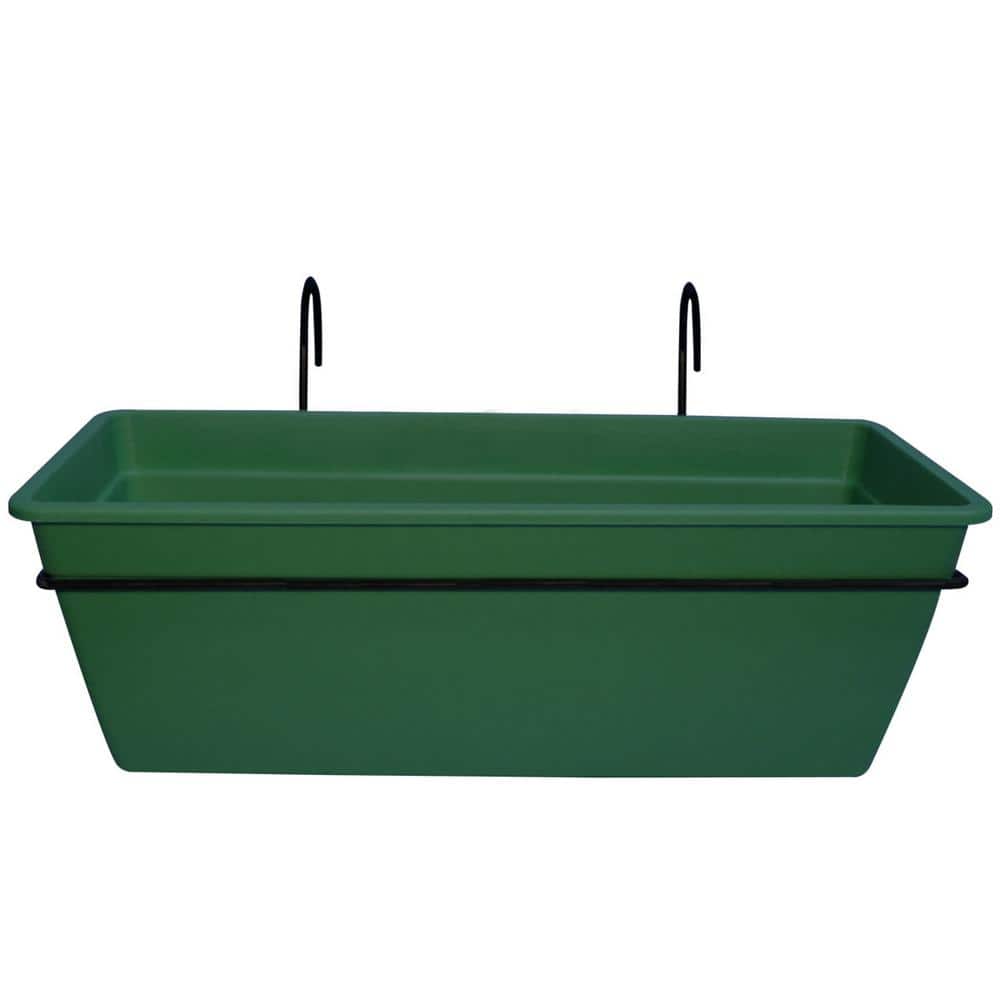 Gefen Dark Green Plastic Planter Kit for Railing Quantity Box (60-Piece ...