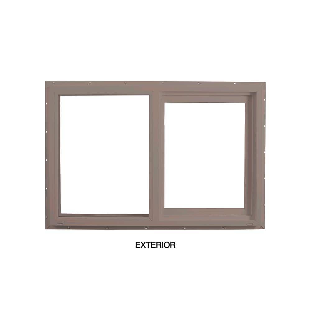 Ply Gem 59.5 in. x 47.5 in. Select Series Left Hand Horizontal Sliding ...