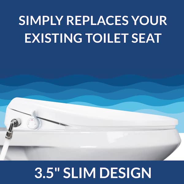 BEMIS Renew Wash Antimicrobial Electric Plug-in Bidet Seat for ...