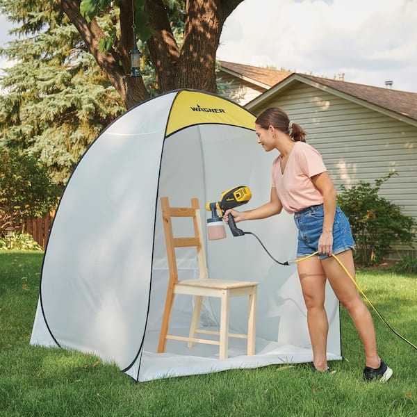 Paint spray tent store