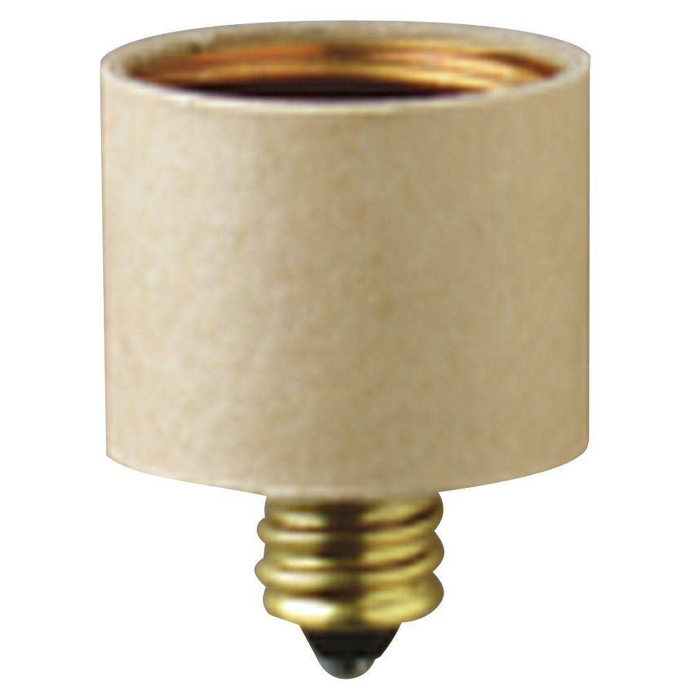Medium To Candelabra Light Bulb Socket Reducer Adapter | Shelly Lighting