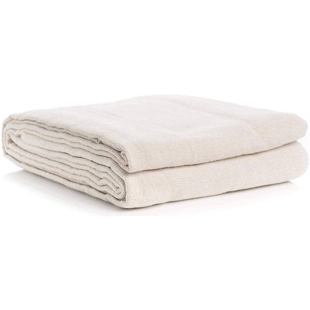 THE CLEAN STORE 12 ft. x 15 ft. Canvas Drop Cloth (Full Case of 4 Units ...