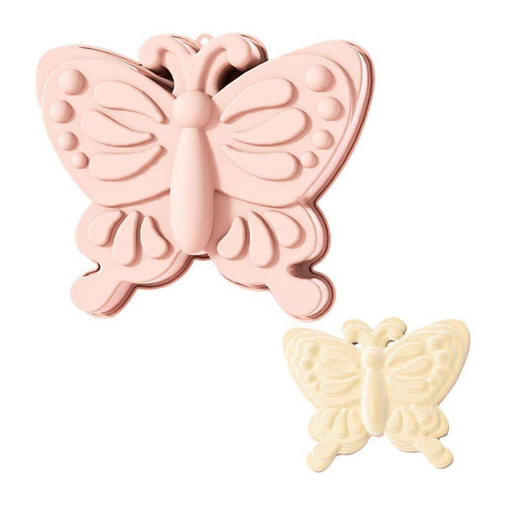 JFVKAF Butterfly 1-Cup Silicone Cake Pan Nonstick 3D Butterfly Cake ...