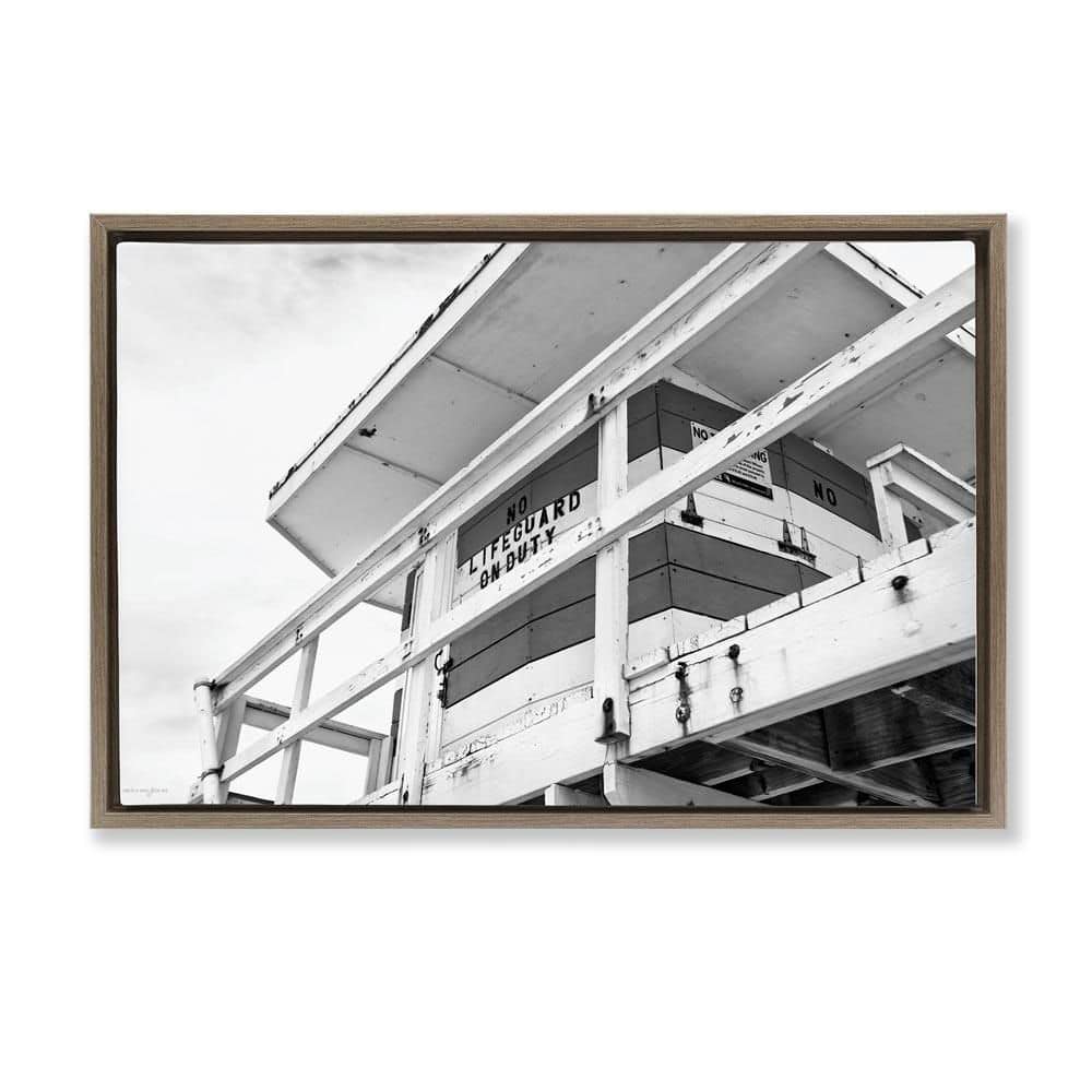 Stupell Industries Lifeguard Building on Beach by Seven Trees Design ...