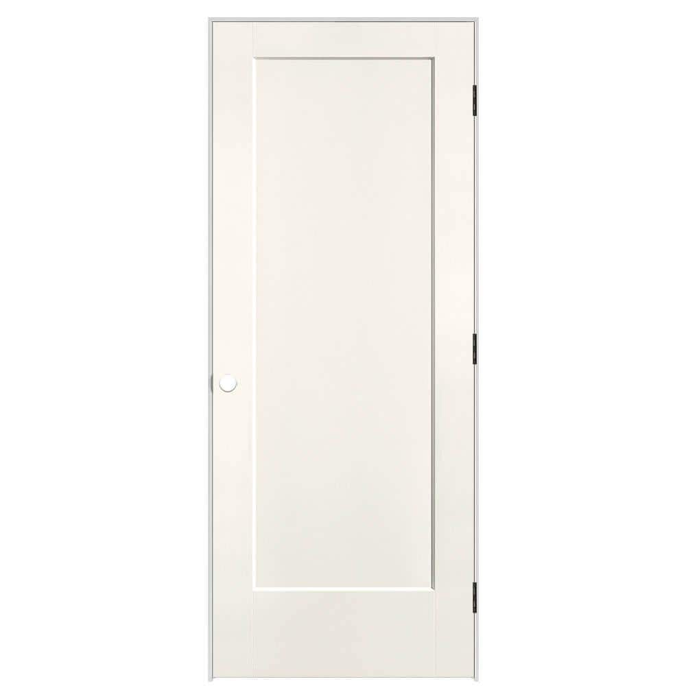 Masonite 32 in. x 80 in. 1-Panel Lincoln Park Left-Hand Solid Core ...