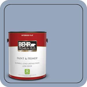 BEHR PREMIUM PLUS 1 gal. #590F-4 Cloudberry Satin Enamel Exterior Paint ...