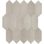 Daltile Miramo Sand 12 in. x 11 in. Glazed Ceramic Picket Mosaic Tile ...