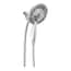 Delta In2ition 4-Spray Patterns 1.75 GPM 6 in. Wall Mount Dual Shower ...