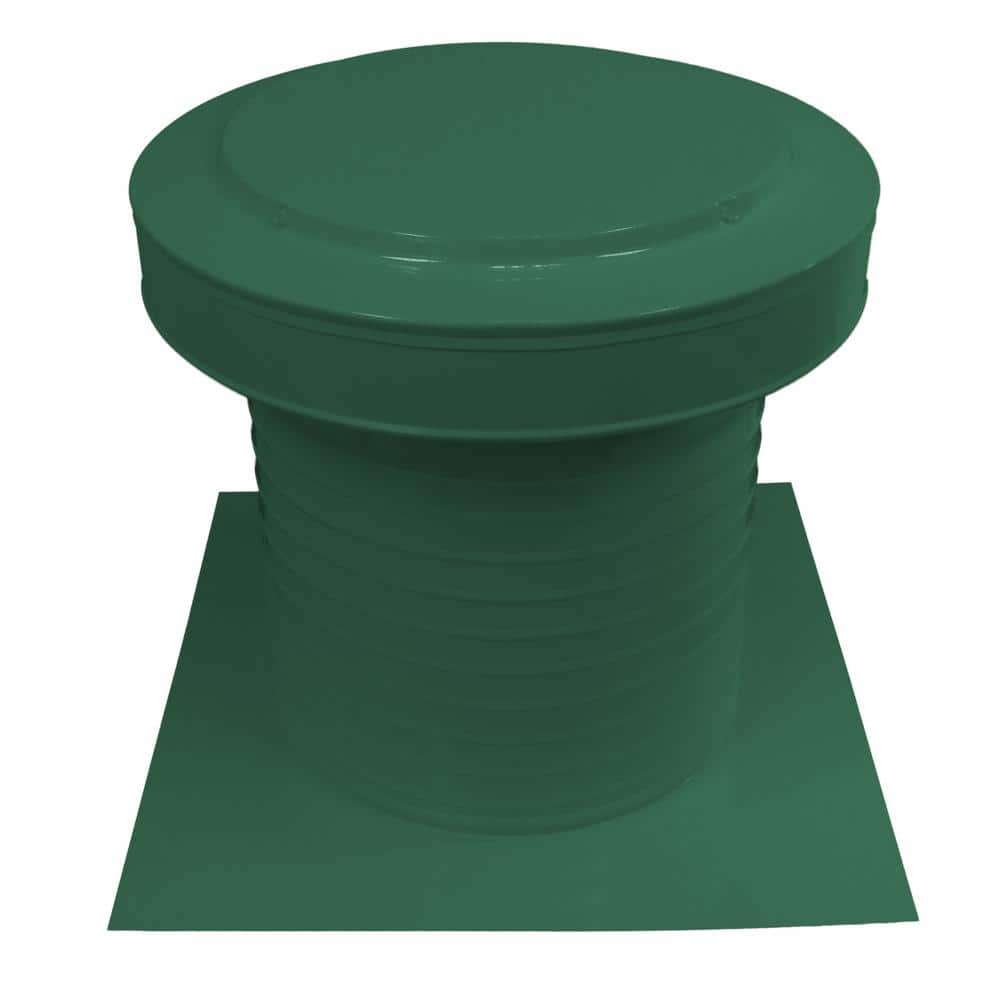 12 in. Dia Aluminum Static Keepa Vent in Green KV-12-GR - The Home Depot