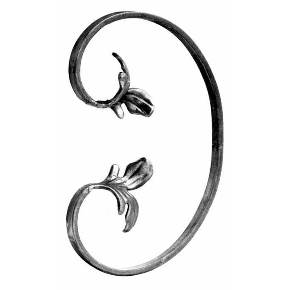 arteferro 9-7/8 in. x 6-5/16 in. x 1/2 in. Flat Bar with 1/4 in. with ...