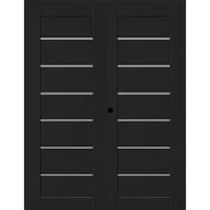 Belldinni Alba N 36 in. x 84 in. Both Hands Active 7-Lite Frosted Glass ...