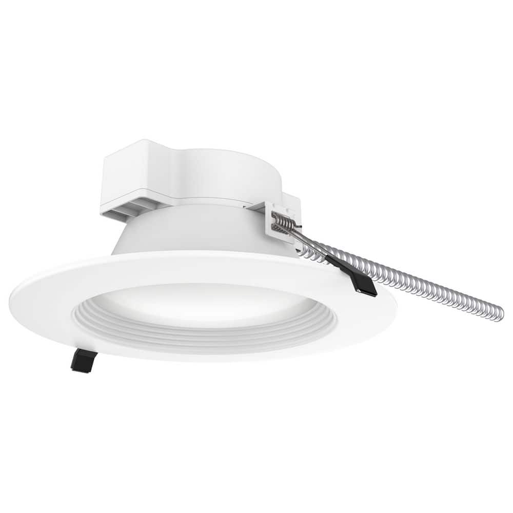 SATCO 8 in. 22 Watt CCT Adjustable Commercial Integrated LED Downlight ...