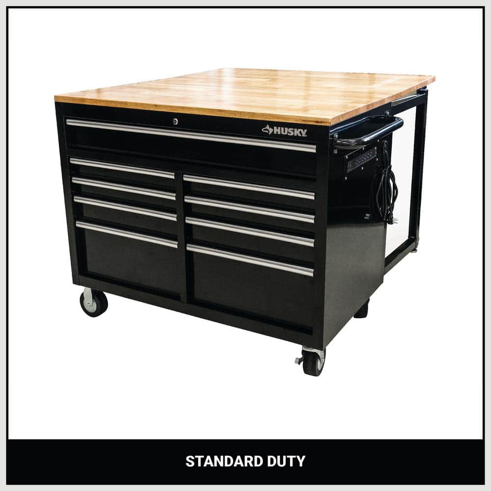 Reviews for Husky Tool Storage 46 in. W x 51 in. D Standard Duty Black ...