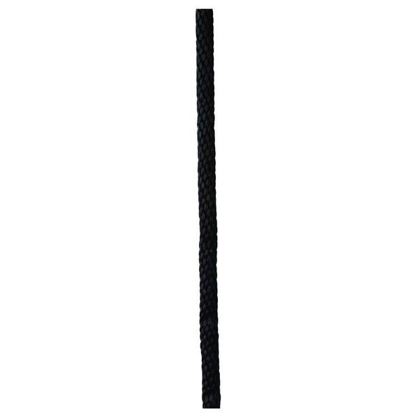 Everbilt 3/8 in. x 600 ft. Polypropylene Solid Braid Rope, Black 64960 ...
