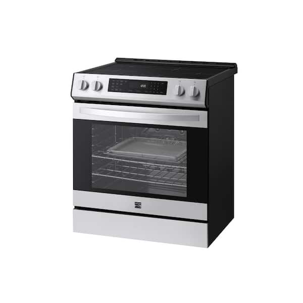 KENMORE 5.6 cu. ft. 4-Elements Front-Control Induction Range in ...