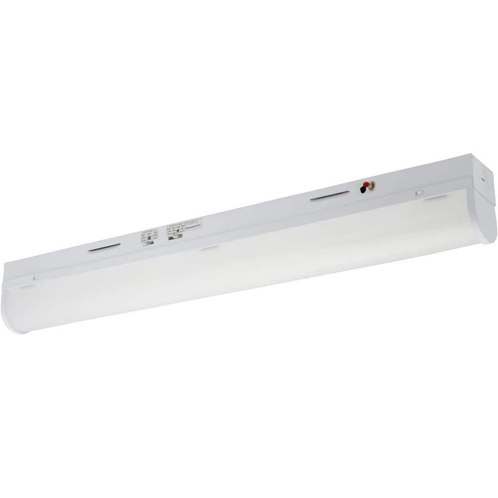 Sunlite 2 ft. Integrated LED White ETL Listed Dimmable Emergency Back ...