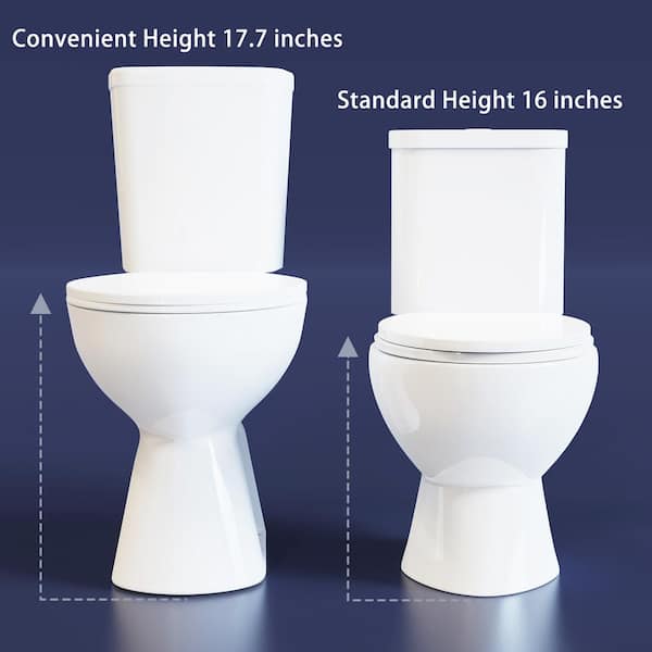 19 inch toilet bowl height store