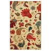 Mohawk Home Tropical Acres Multi 5 ft. x 8 ft. Paisley Area Rug 294151 ...