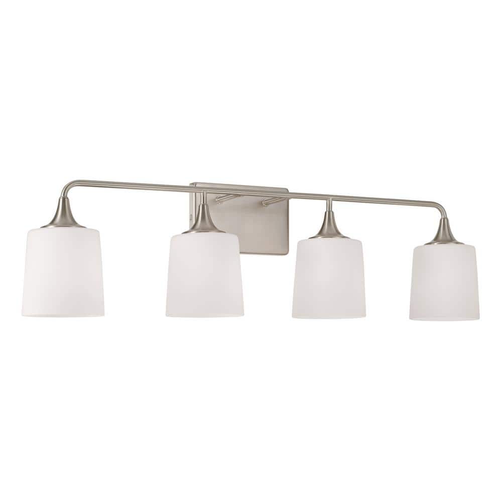 HOMEPLACE LIGHTING 36.75 in. W x 10.25 in. H 4-Light Vanity Light in ...