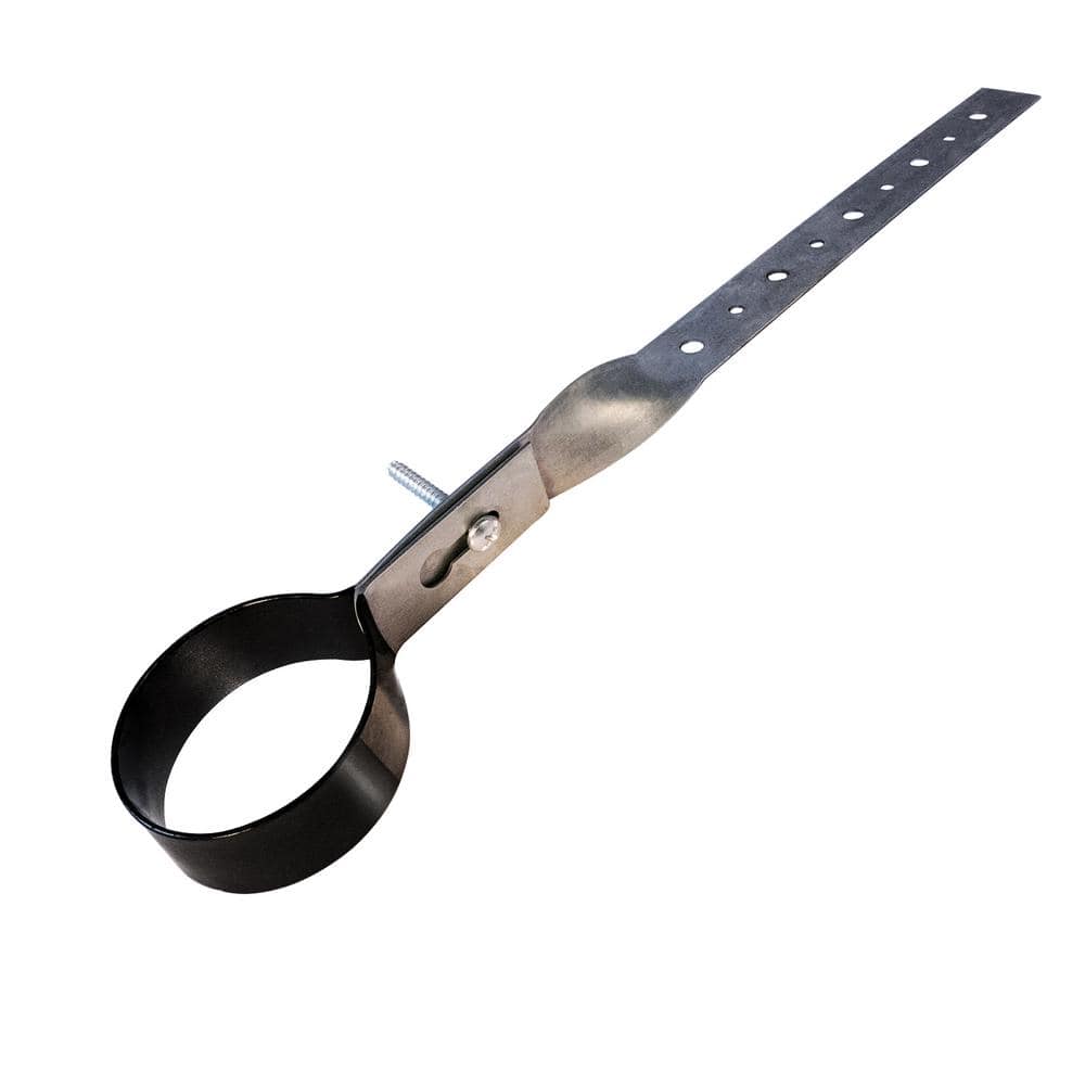 PLUMBFLEX 4 in. DWV Pipe Hanger in Galvanized Steel 04HDWP - The Home Depot