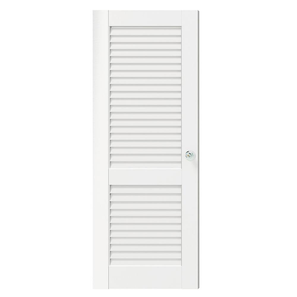 Have a question about TENONER 30 in. x 80 in. Composite, MDF, Louvered ...