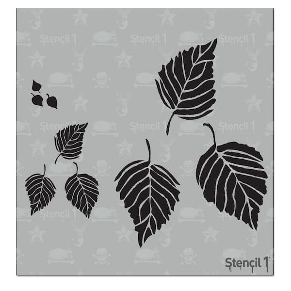 Stencil1 Leaves Small Stencil S1_01_76_S