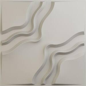 Ekena Millwork 19-5/8-in W x 19-5/8-in H Ripple EnduraWall Decorative ...