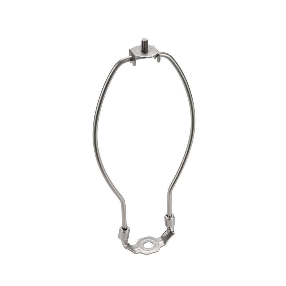 Aspen Creative Corporation 9 in. Satin Nickel Detachable Lamp Harp with ...